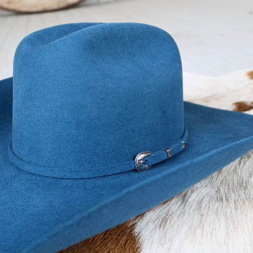 Serratelli Blue Wool Cowboy Hat – Willow Lane Hat Co.